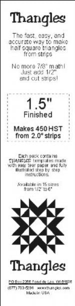 Thangles 1.5" finished – Quiltnasium